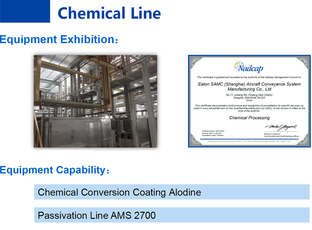 Manufacturing - Eaton-SAMC (Shanghai) Aircraft Conveyance System ...