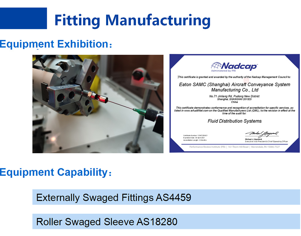 Manufacturing - Eaton-SAMC (Shanghai) Aircraft Conveyance System ...